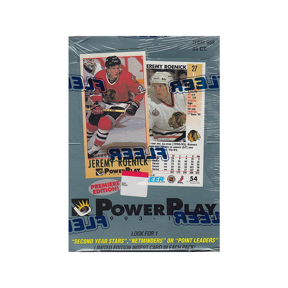 1993-94 Fleer Power Play Hockey Box | Steel City Collectibles
