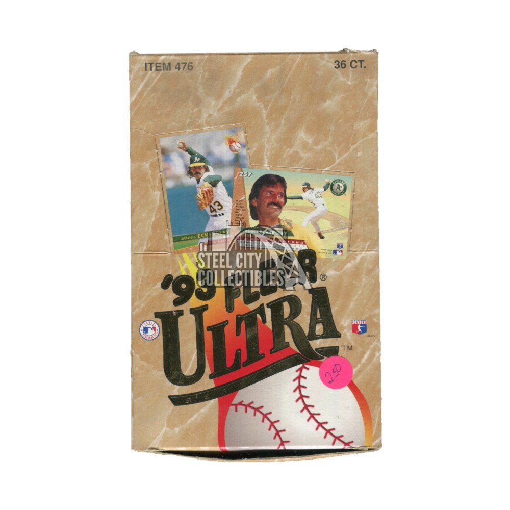 1993 Fleer Ultra Series 1 Baseball 36-Pack Lot with Box | Steel City ...