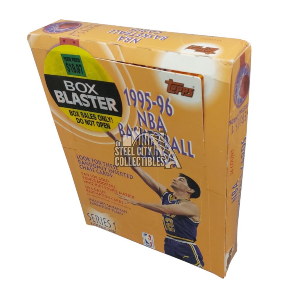1995-96 Topps Basketball Series 1 24-Pack Rack Pack Box | Steel City ...