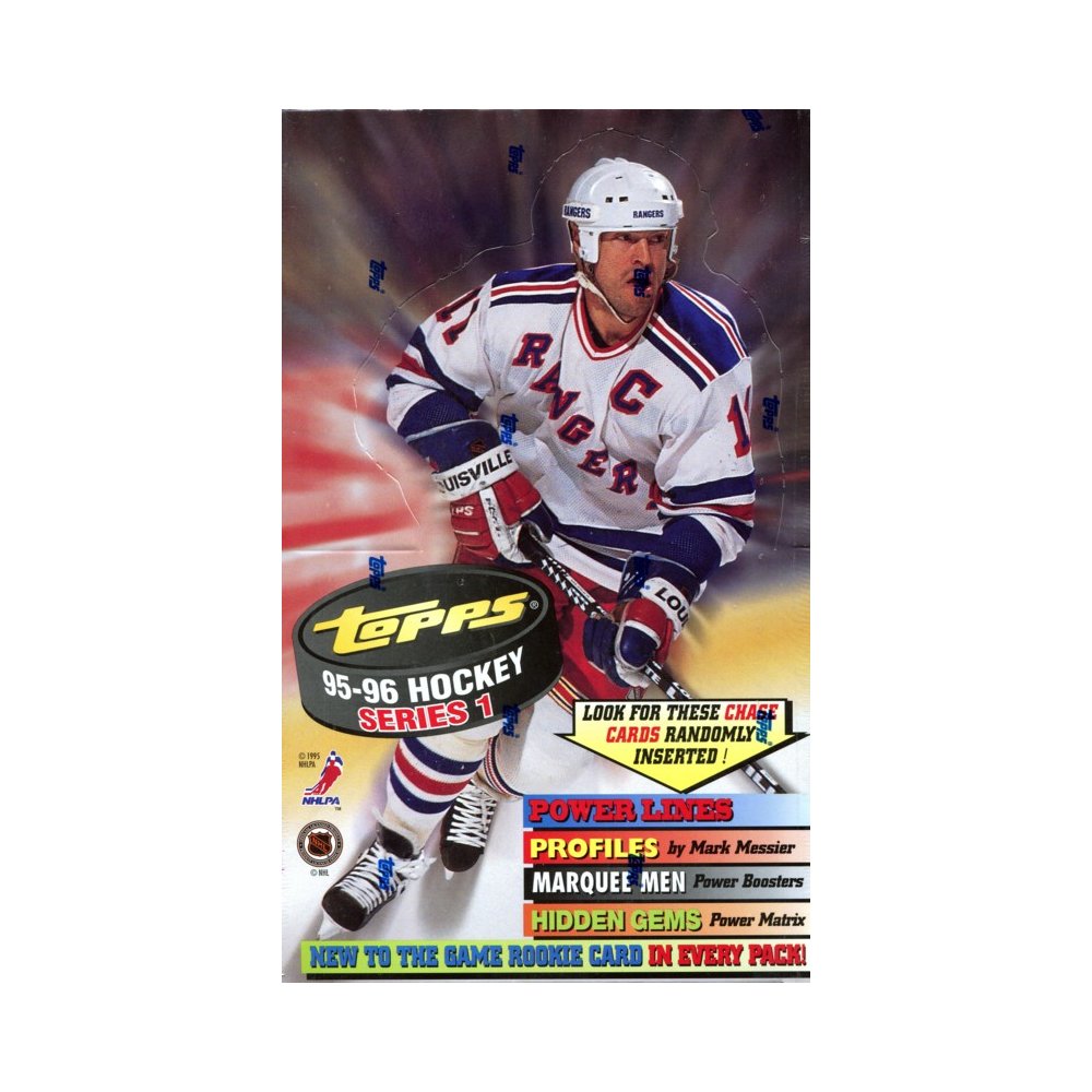 1995-96 Topps Series 1 Hockey Hobby Box | Steel City Collectibles