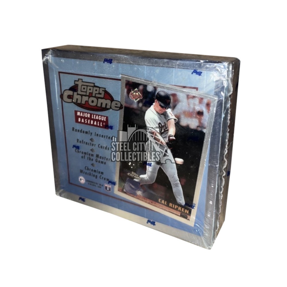 1996 Topps Chrome Baseball 20 Pack Retail Box | Steel City Collectibles