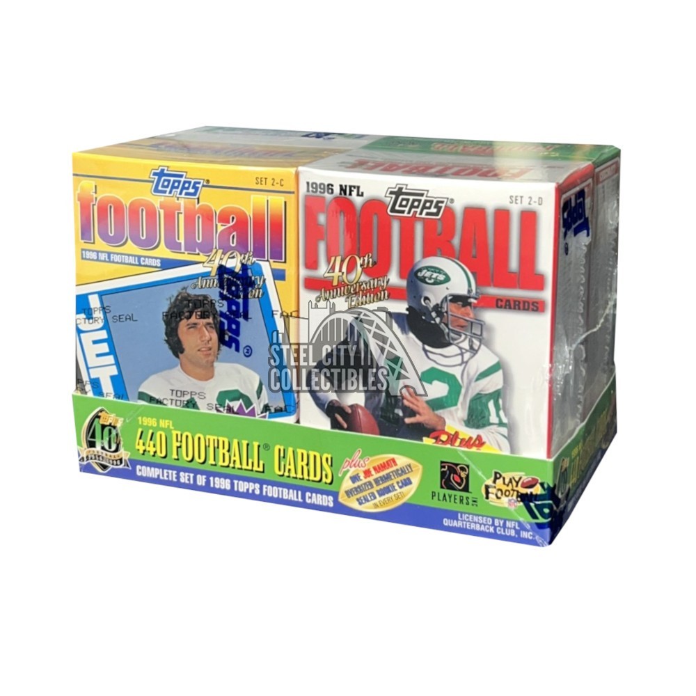 1996 Topps Cereal Box Football Factory Set | Steel City Collectibles