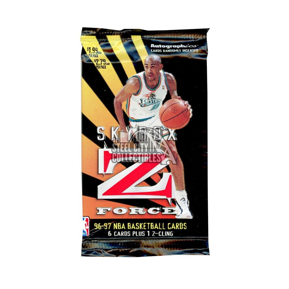 1996-97 Skybox Z Force Basketball Retail Pack | Steel City Collectibles