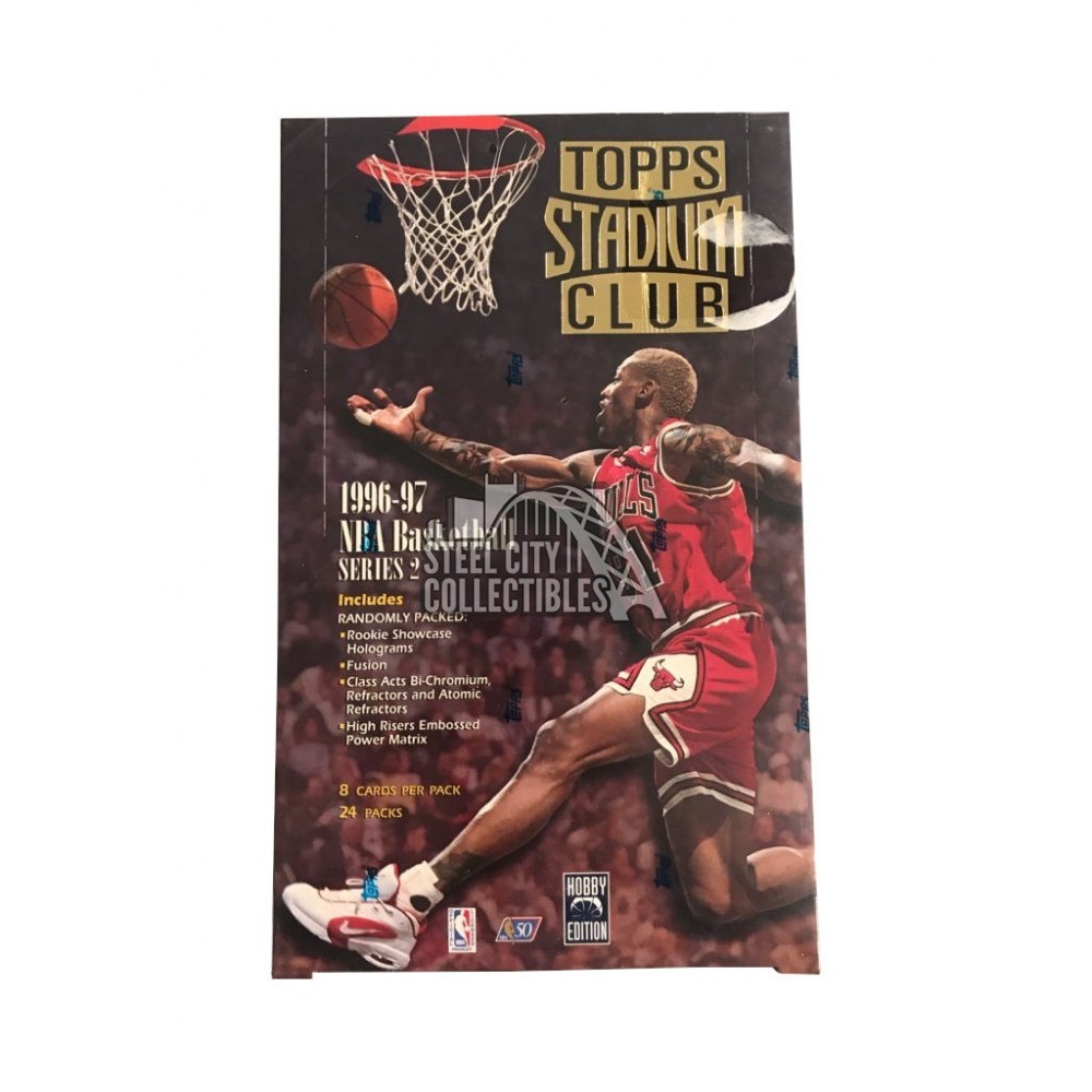 1996-97 Topps Stadium Club Series 2 Basketball Hobby Box | Steel City ...