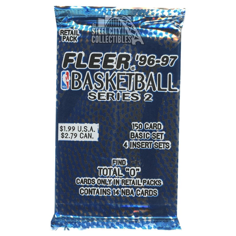 1996-97 Fleer Basketball Series 2 Retail Pack | Steel City Collectibles