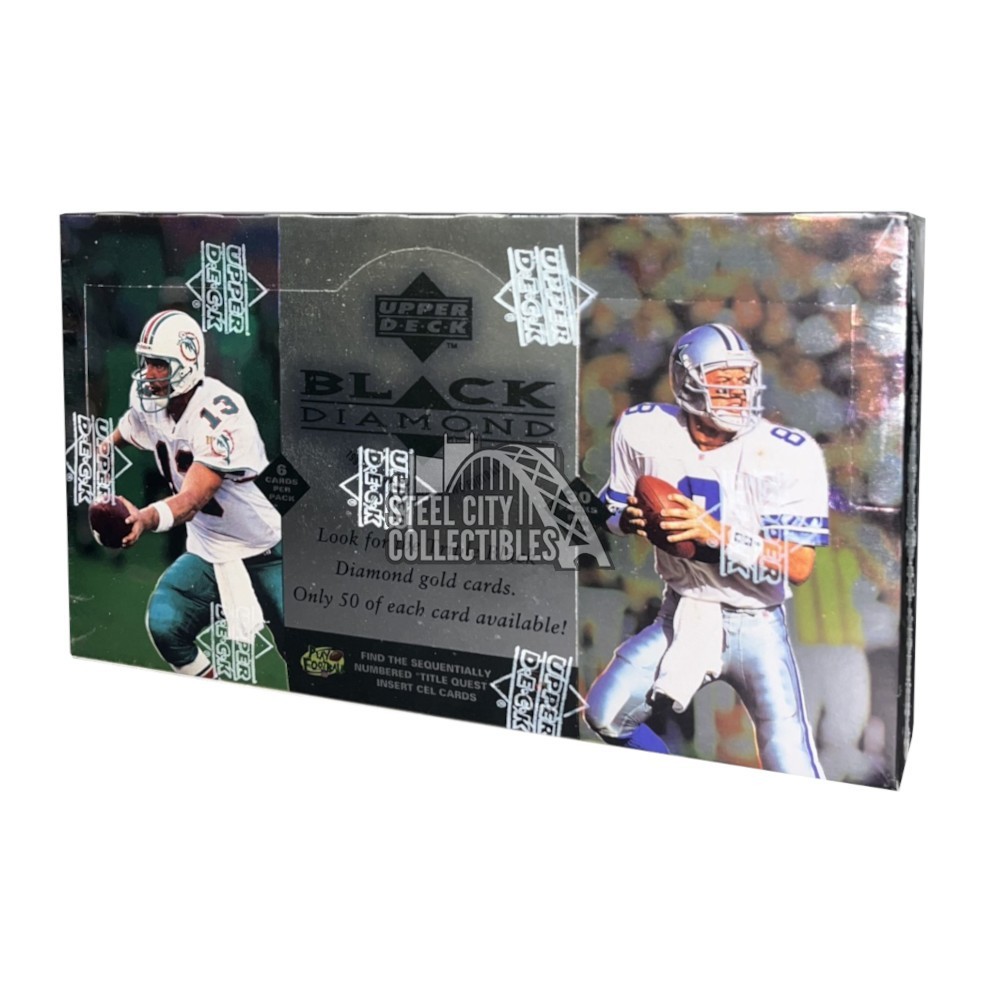 1997 Upper Deck Black Diamond Football Hobby Box | Steel City Collectibles