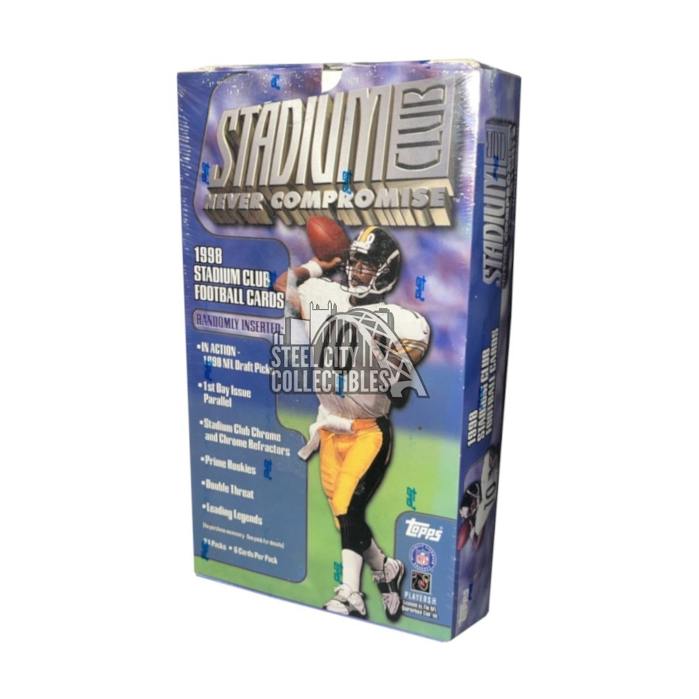 1998 Topps Stadium Club Football 24-Pack Retail Box *PLEASE READ ...