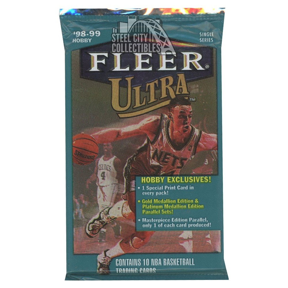 1998-99 Fleer Ultra Basketball Hobby Pack | Steel City Collectibles