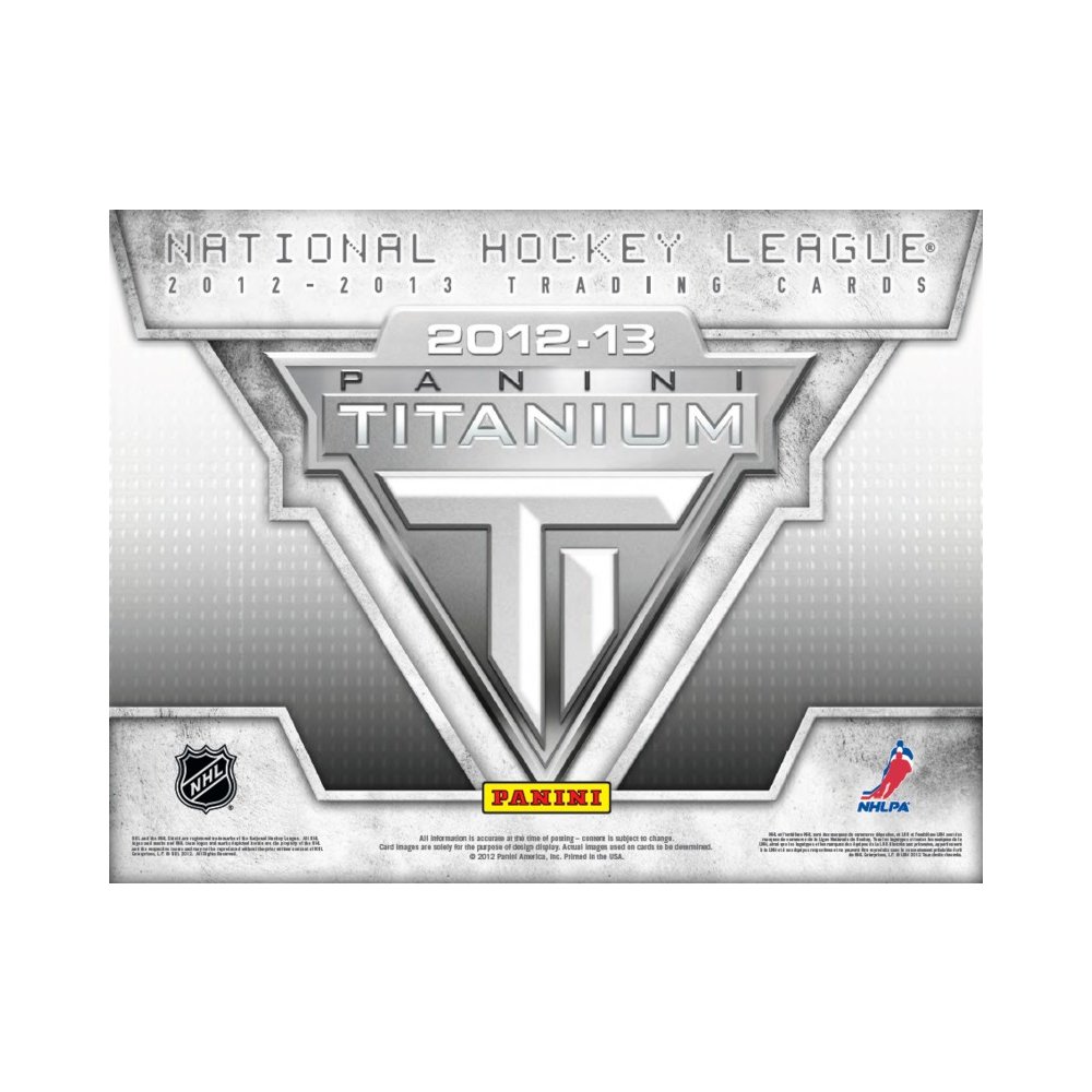 2012-13 Panini Titanium Hockey Hobby 16-Box Case - Presell | Steel City ...