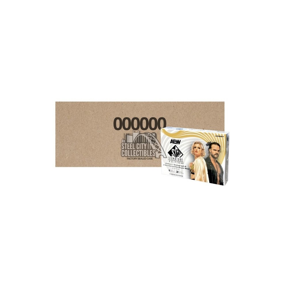 2025 Upper Deck SP Signature Edition AEW Wrestling Hobby 10-Box Case ...