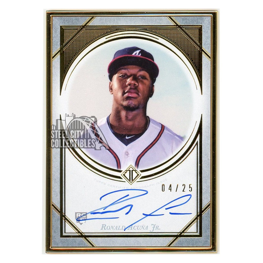 Ronald Acuna Jr 2018 Topps Transcendent Autograph Rookie Card #TCA-RAC ...