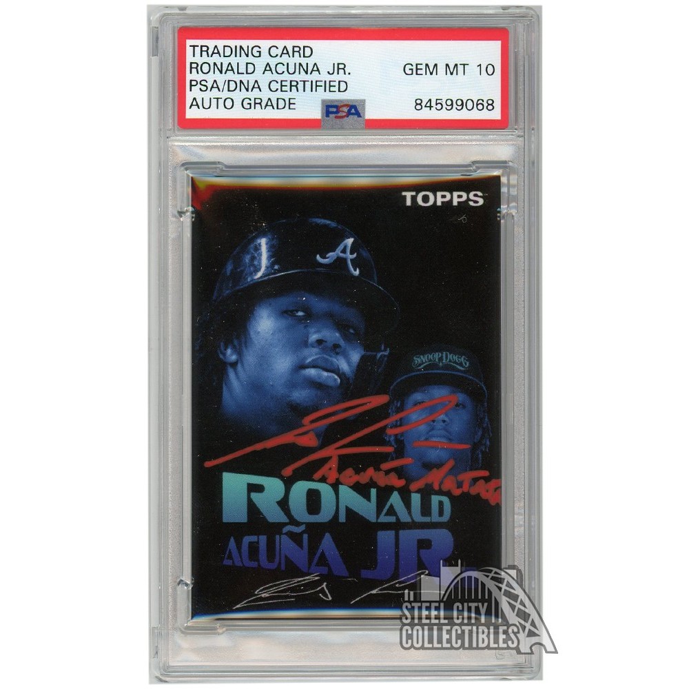 Ronald Acuna Jr 2021 Topps Project 70 Autograph "Acuna Matata" Card #4 ...