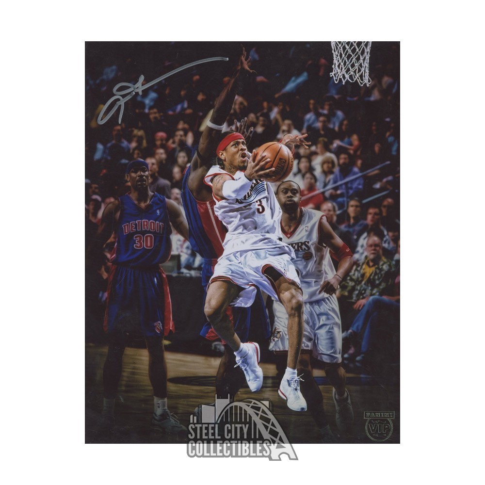 Allen Iverson Autographed Philadelphia 76ers 8x10 Basketball Photo ...