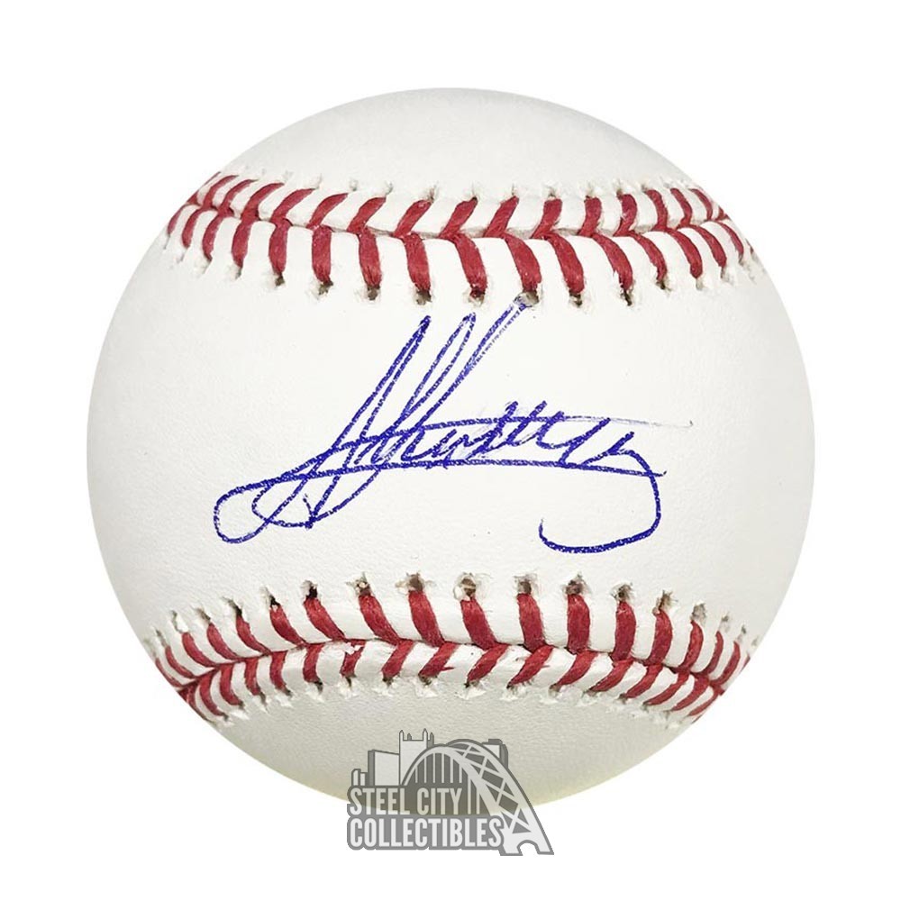 Andres Gimenez Autographed Official MLB Baseball - BAS | Steel City ...