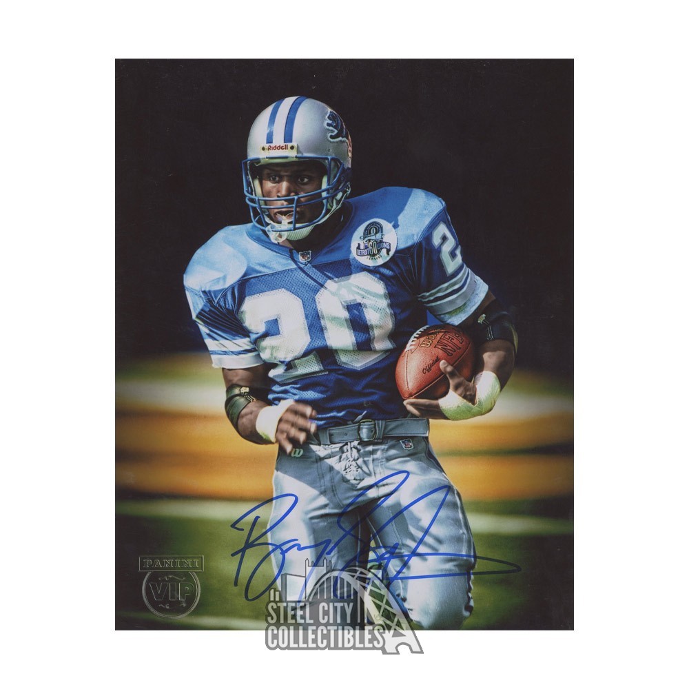 Barry Sanders Autographed Detroit Lions 8x10 Football Photo - Panini ...