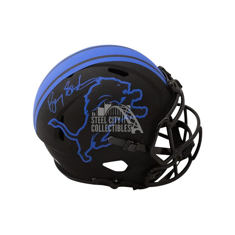 Barry Sanders Autographed Detroit Lions Eclipse Replica Full-Size ...