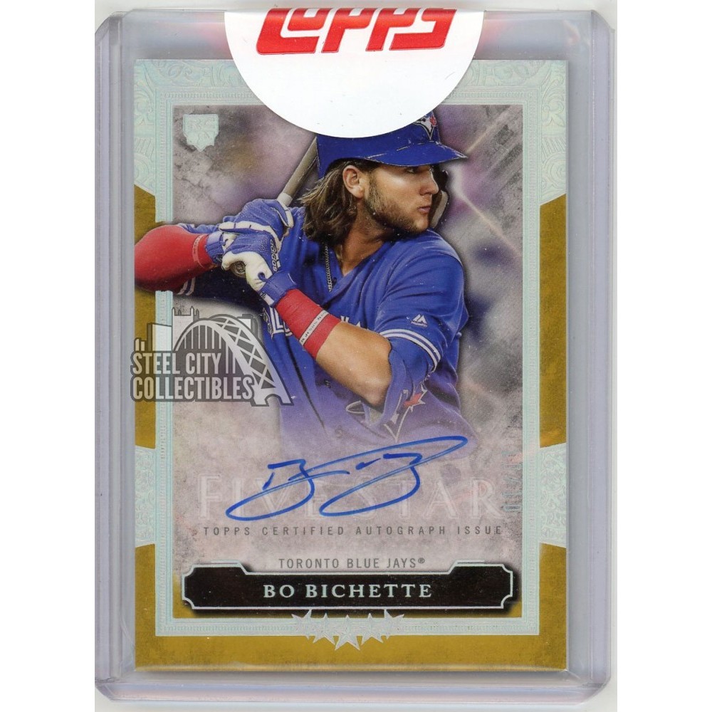 Bo Bichette 2020 Topps Five Star Gold Rookie Autograph Card #FSA-BB 10/ ...