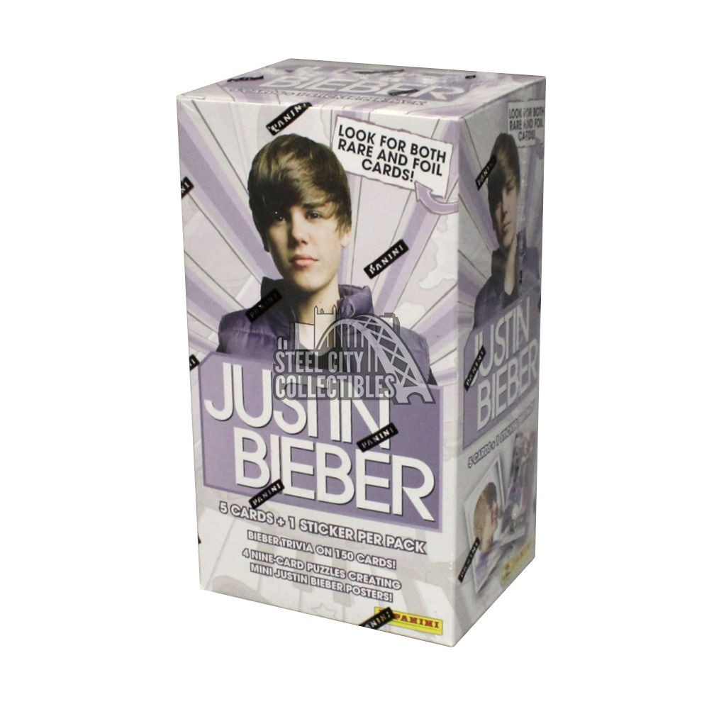 2010 Panini Justin Bieber 9 Pack Blaster Box | Steel City Collectibles