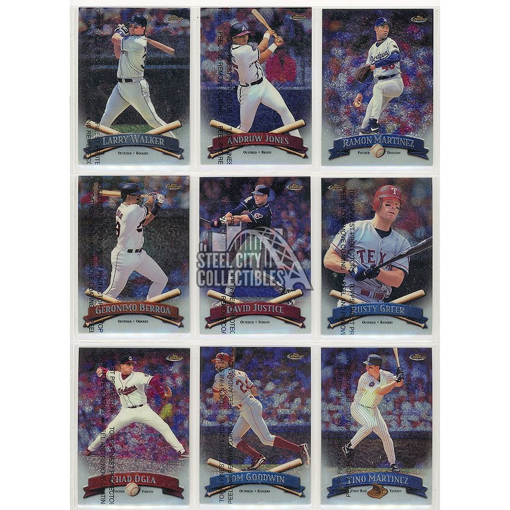 1998 Topps Finest Baseball Complete Set in Binder | Steel City Collectibles