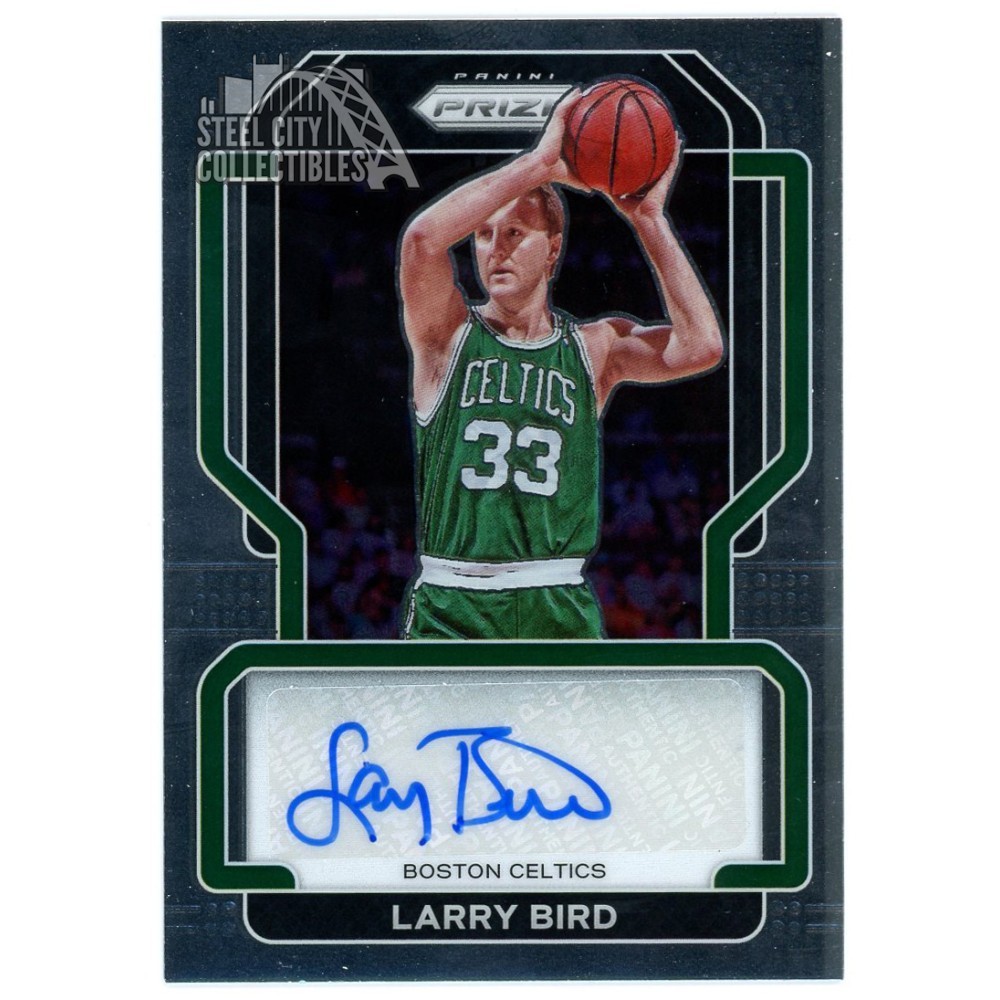 Larry Bird 2020-21 Panini Prizm Autograph Card #SG-LBD | Steel City ...