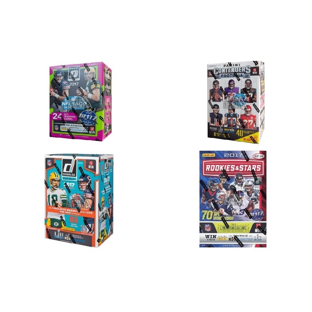 2017 Panini Football Blaster 4-Box Mixer Random Division Group Break #1 ...