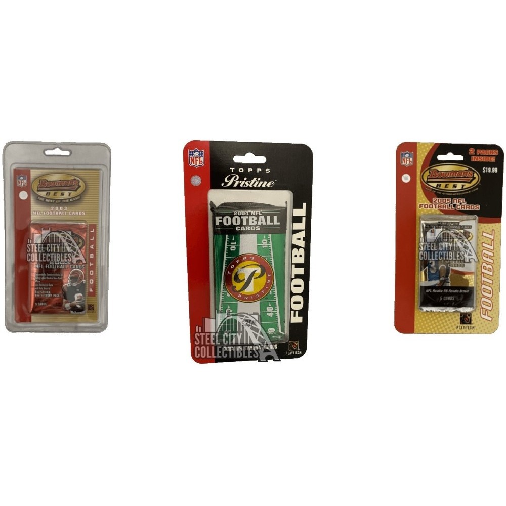 2003-05 Topps Pristine and Bowman's Best Football Blister 3-Pack Random ...