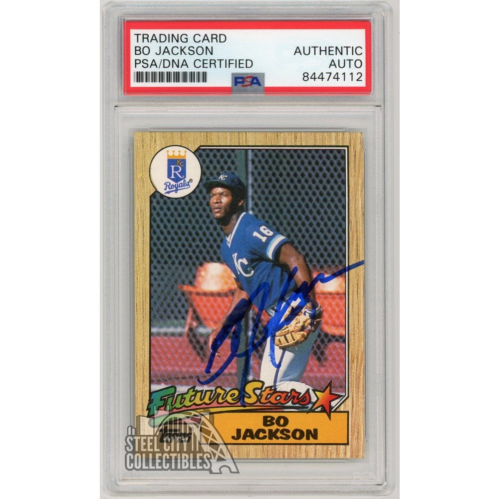 Bo Jackson 1987 Topps Future Stars #170 - PSA/DNA | Steel City Collectibles