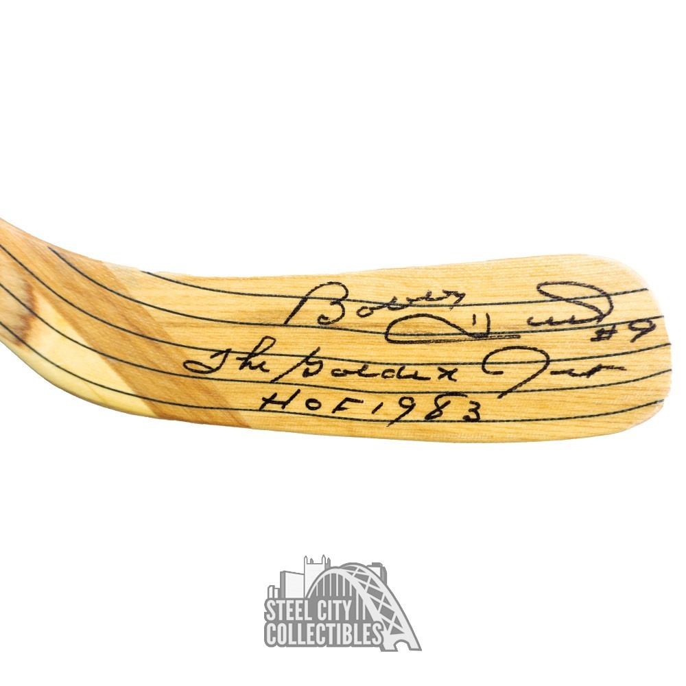 Bobby Hull Autographed Sher-Wood P.M.P. 5030 Hockey Stick W/ HOF 1983 ...
