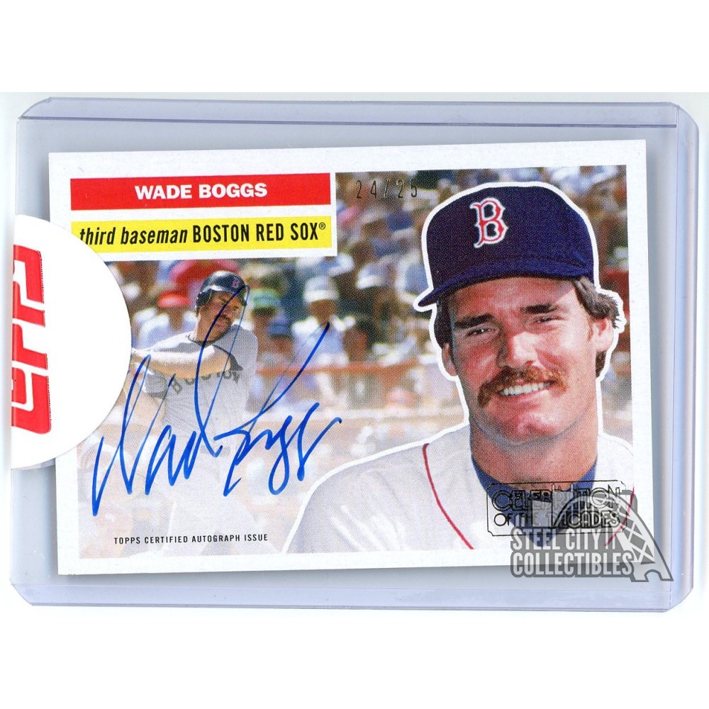 Wade Boggs 2020 Topps Celebration Of The Decades Autograph Card #65A-WB ...