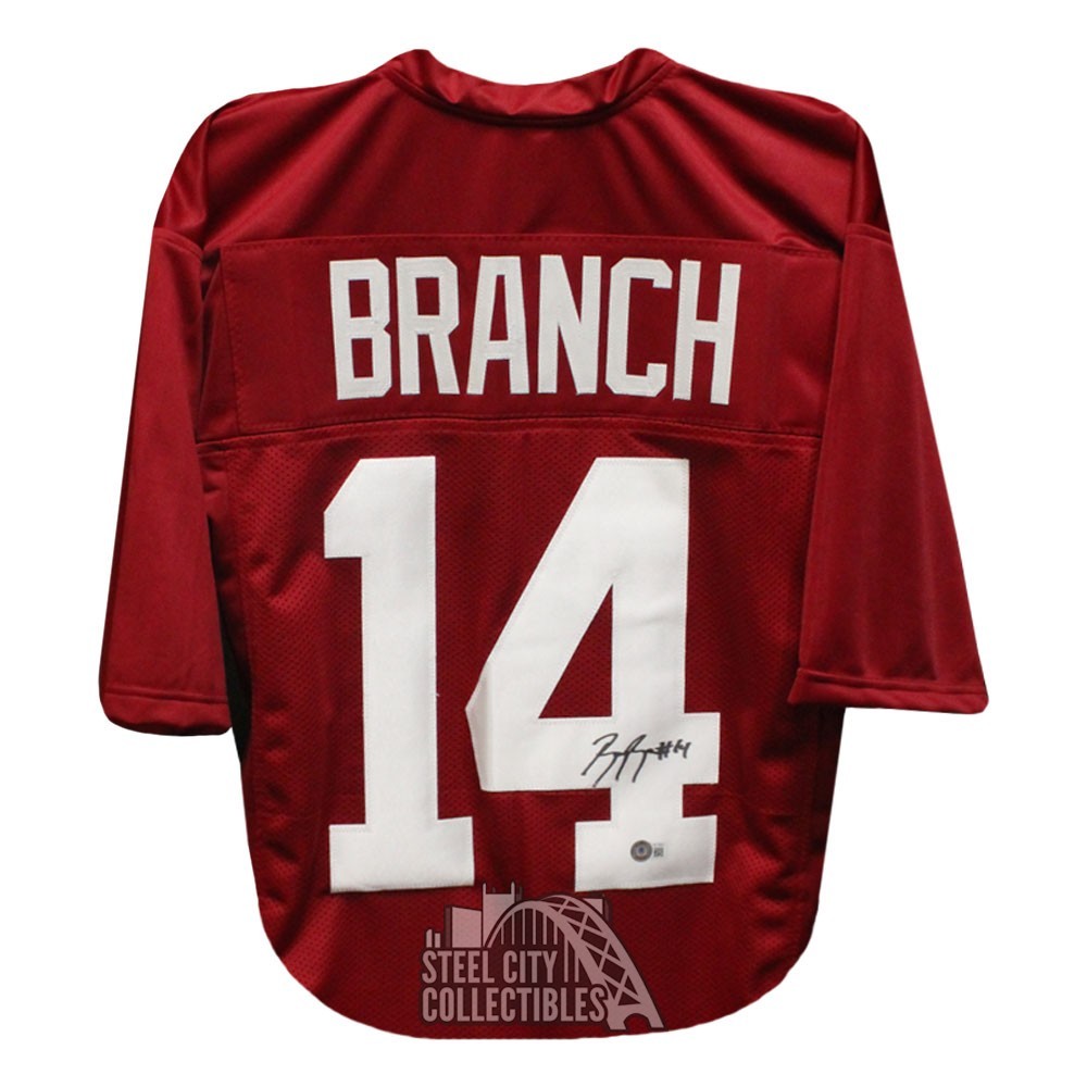 Brian Branch Autographed Alabama Custom Maroon Football Jersey - BAS (4 ...