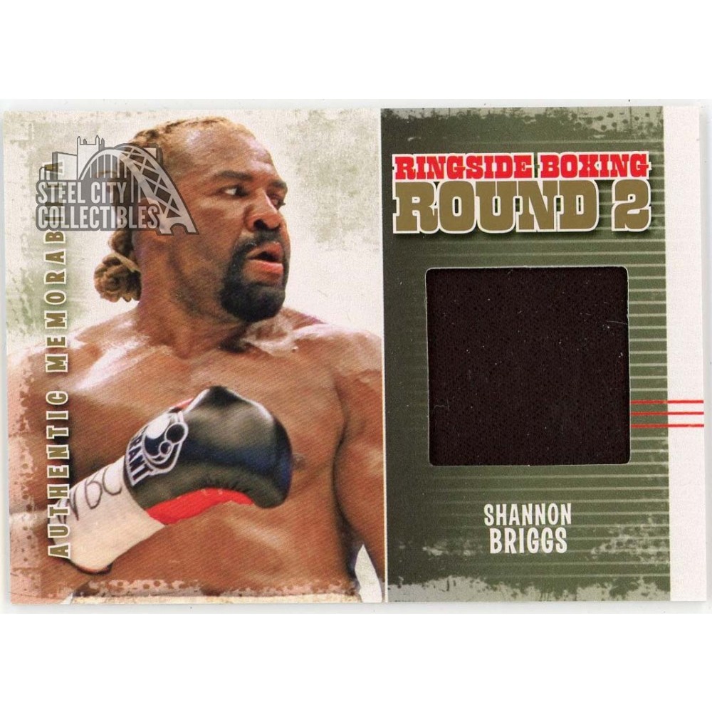 Shannon Briggs 2011 ITG Ringside Boxing Gold Trunks Card #AM-29 /10 ...