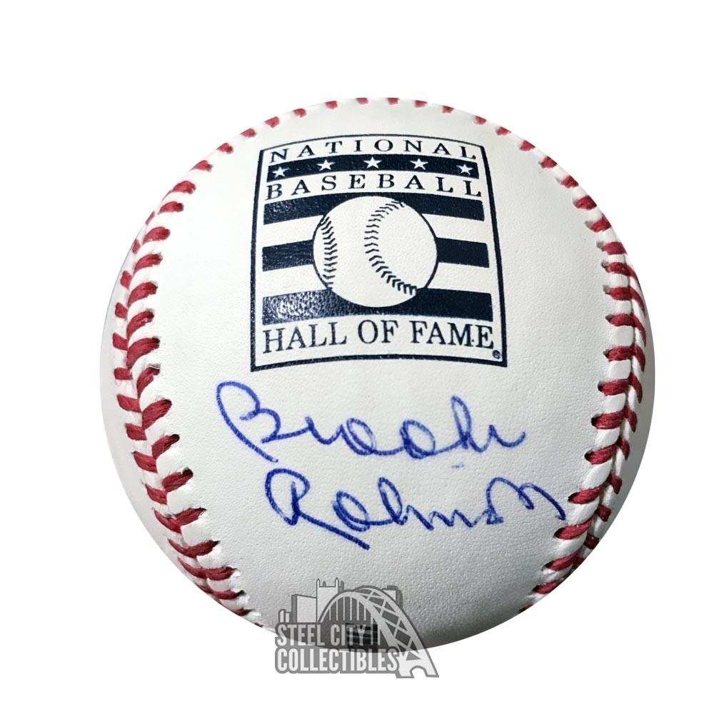 Brooks Robinson Autographed Official Hall of Fame MLB Baseball - BAS ...
