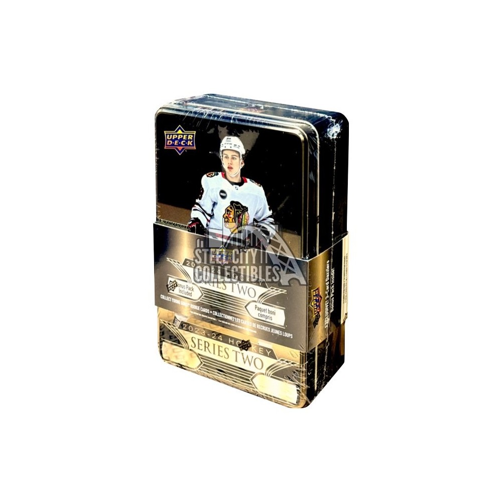 2023-24 Upper Deck Series 2 Hockey Tin | Steel City Collectibles