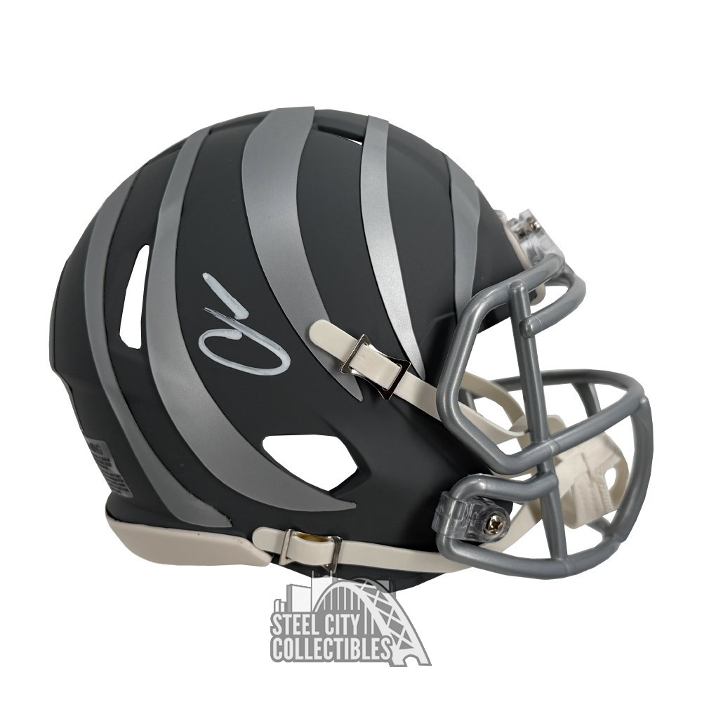 Chad Johnson Autographed Cincinnati Bengals Slate Mini Football Helmet ...
