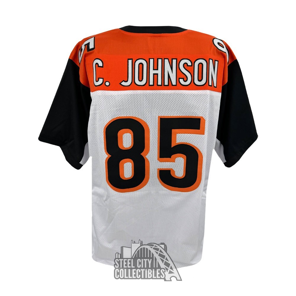 Chad Johnson Unsigned Cincinnati Custom Football Jersey | Steel City ...