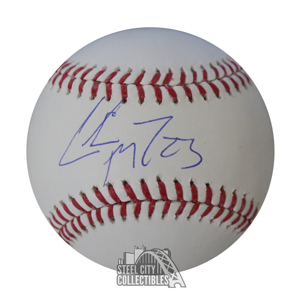 Christian McCaffrey Autographed Official MLB Baseball - BAS | Steel ...