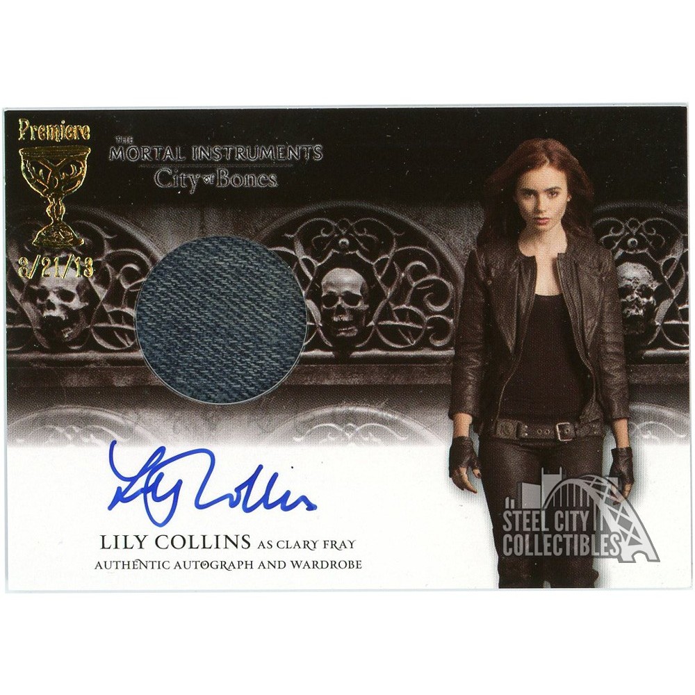 Lily Collins 2013 Leaf Mortal Instruments Premiere Variant Wardrobe ...