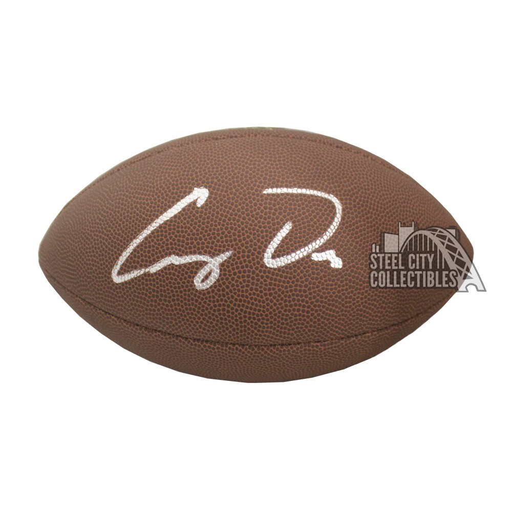 Corey Davis Autographed Wilson Super Grip Football - BAS | Steel City ...