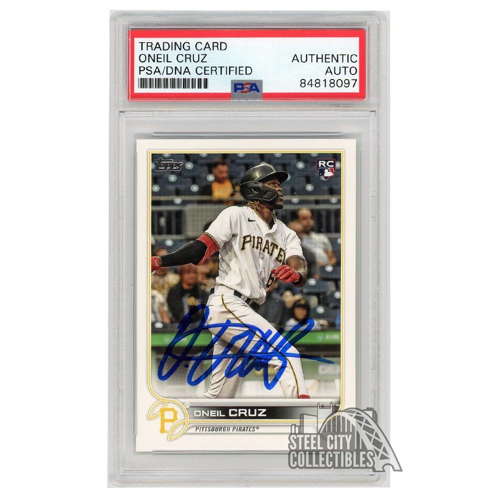 Oneil Cruz 2022 Topps Series 2 Autograph Rookie Card #537 PSA/DNA ...