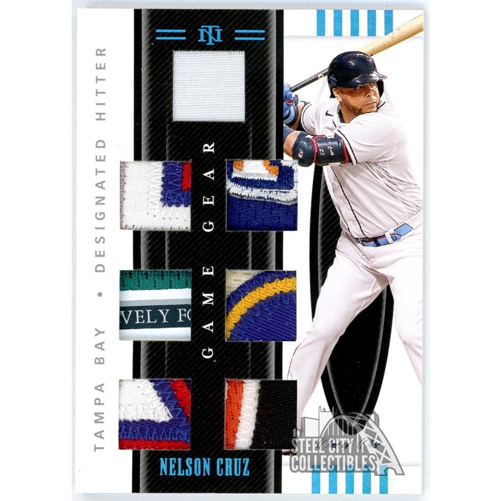 Nelson Cruz 2021 Panini National Treasures Game Gear 7 Patch Card #GG6 ...