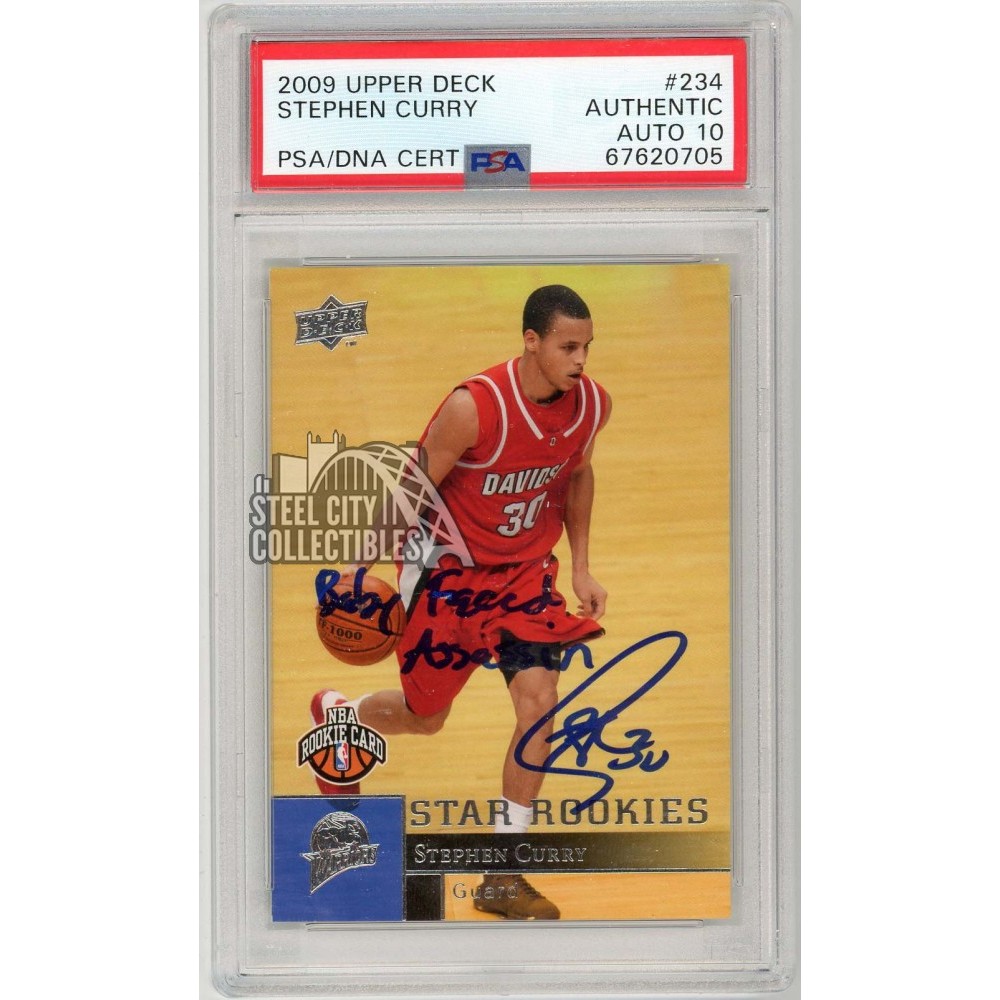Stephen Curry 2009-10 Upper Deck Autograph "Baby Faced Assassin" Rookie ...