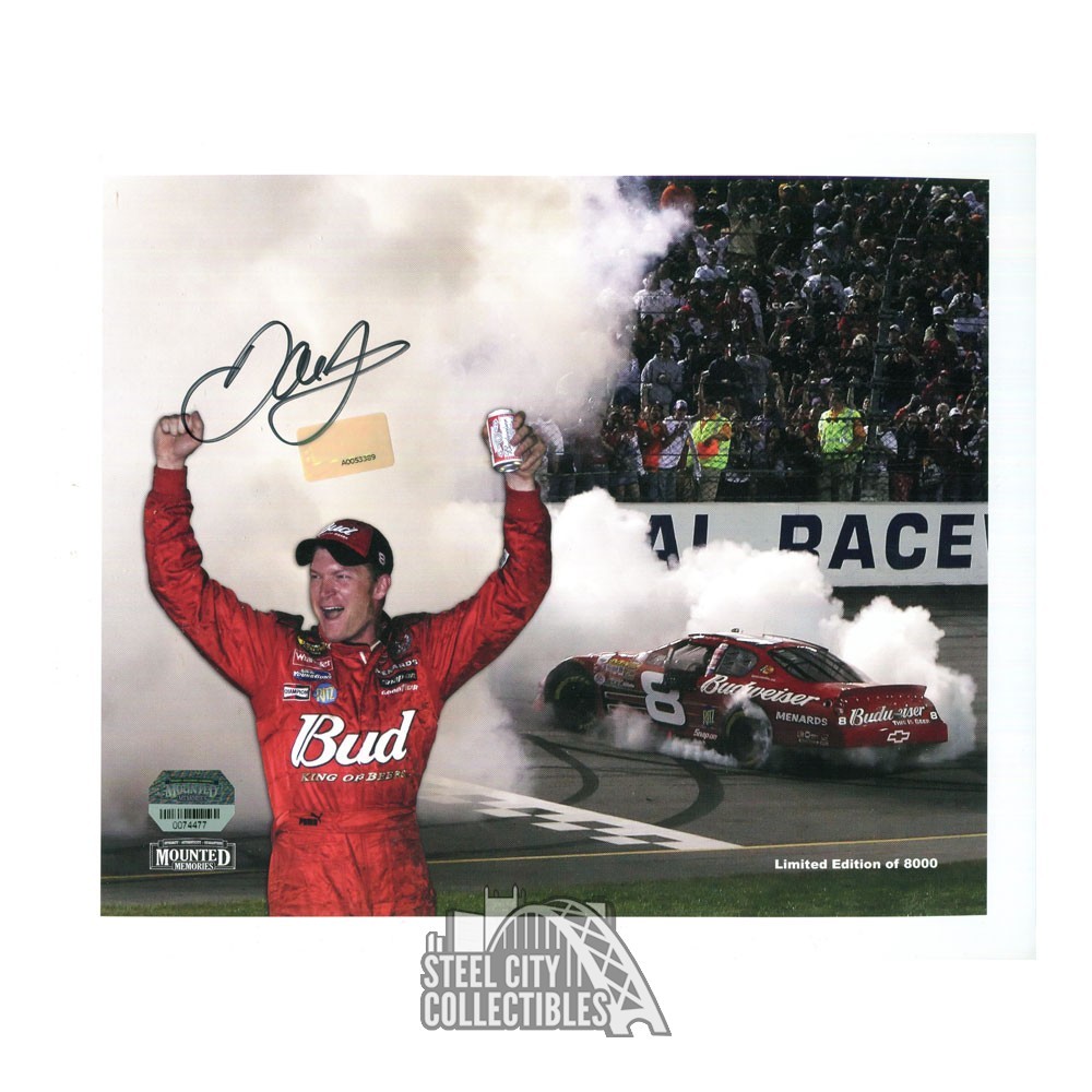 Dale Earnhardt Jr Autographed 8.5x10 Photo - Mounted Memories | Steel ...
