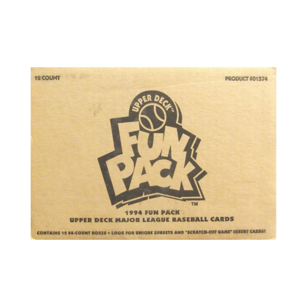 1994 Upper Deck Fun Pack Baseball Hobby 12-Box Case | Steel City ...