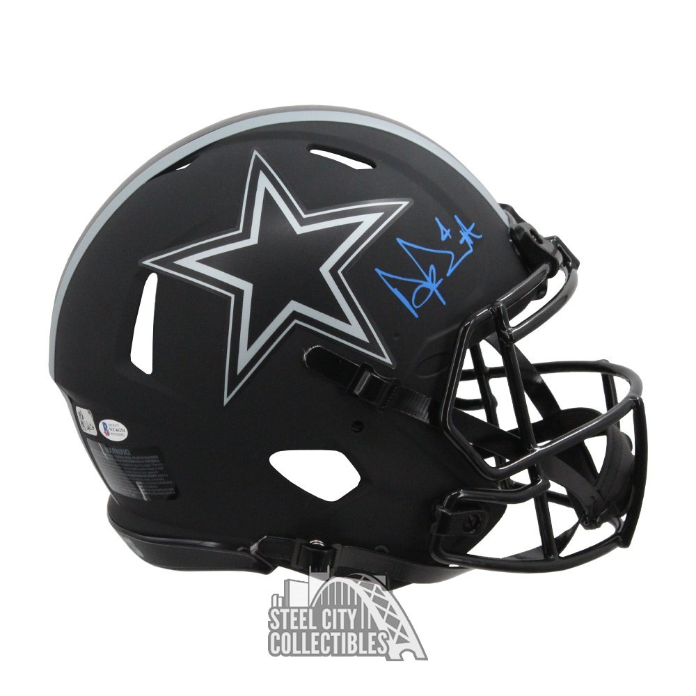 Dak Prescott Autographed Dallas Eclipse Authentic Full-Size Football ...