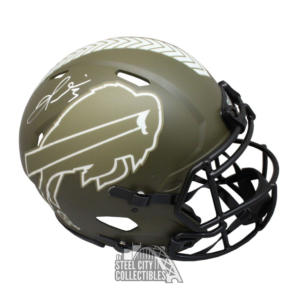 Damar Hamlin Autographed Buffalo Salute To Service Full Size Speed ...