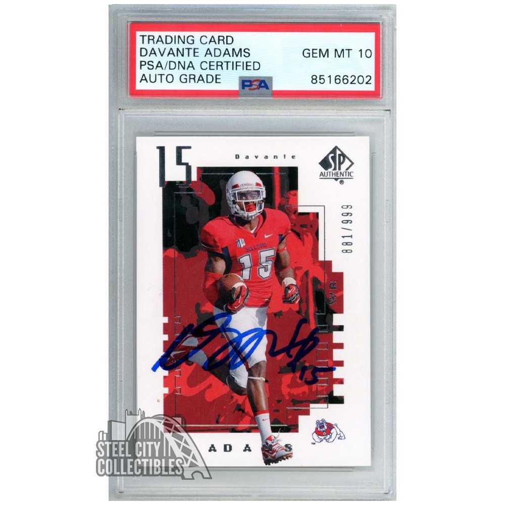 Davante Adams 2014 Upper Deck SP Authentic Future Watch Autograph ...