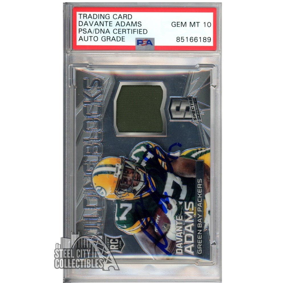 Davante Adams 2014 Panini Spectra Building Blocks Autograph Jersey RC ...
