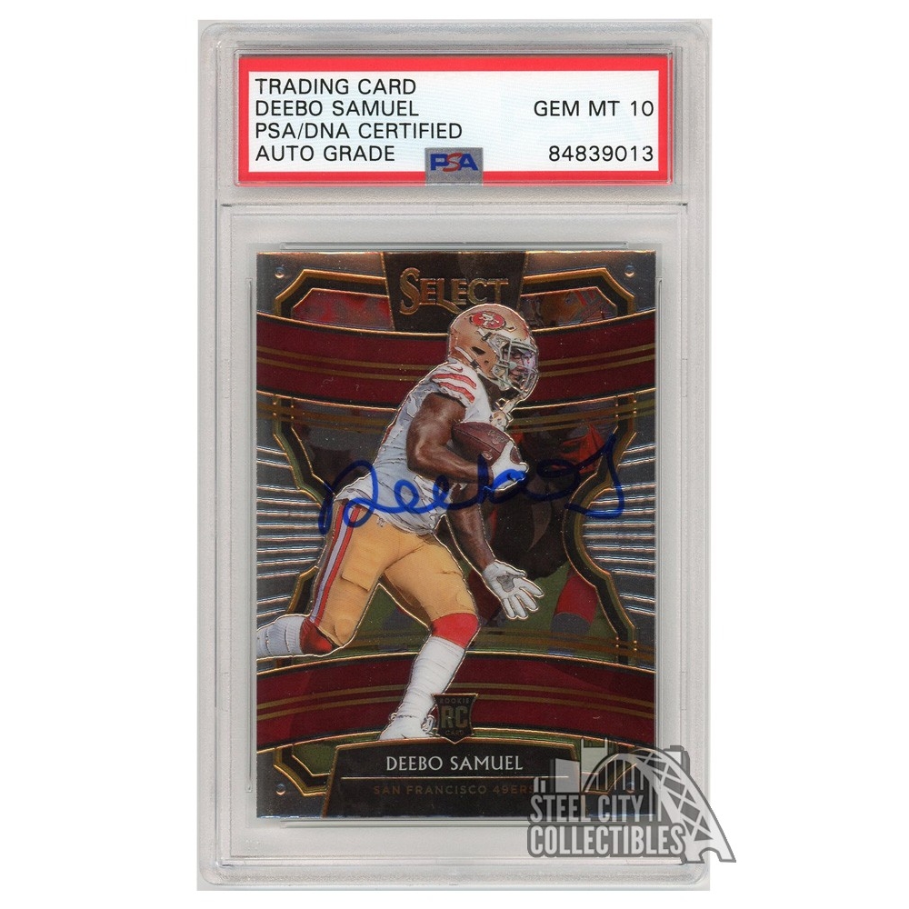 Deebo Samuel 2019 Panini Select Concourse Autograph Rookie Card #29 PSA ...