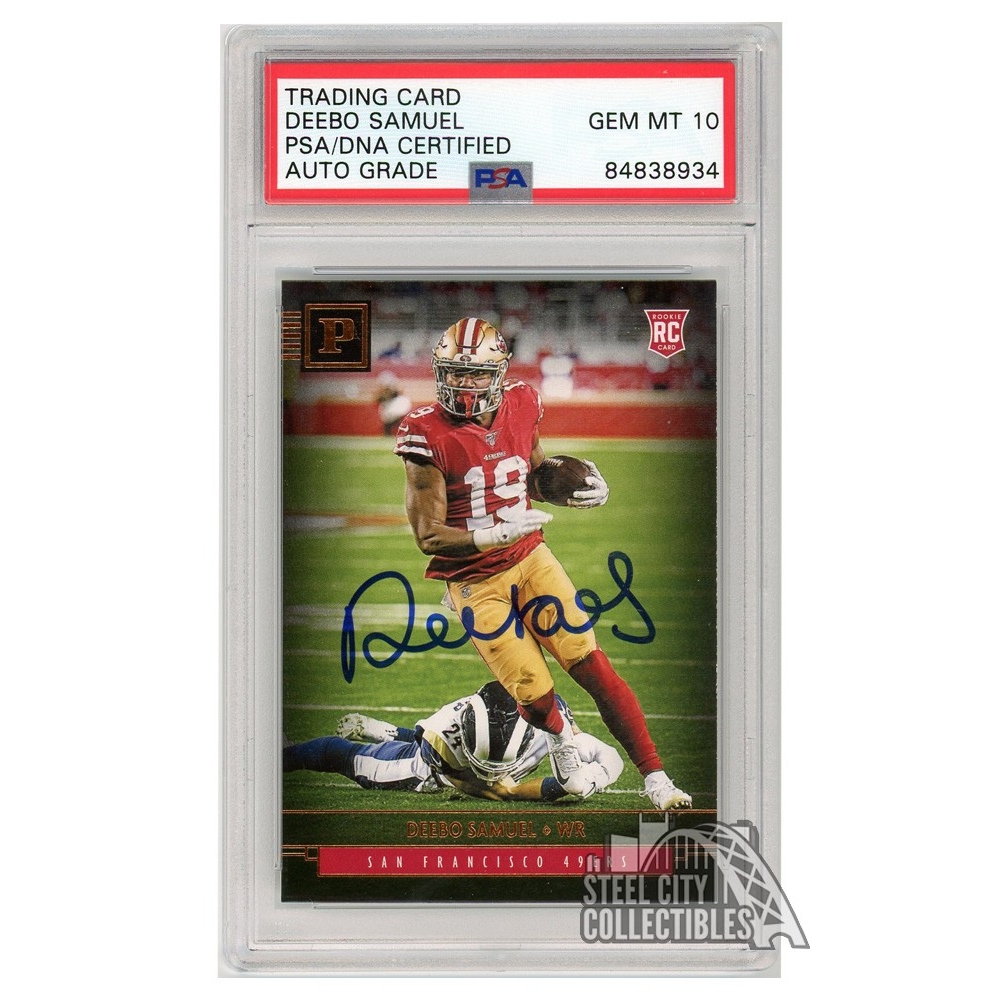 Deebo Samuel 2019 Panini Chronicles Panini Autograph Rookie Card #P33 ...