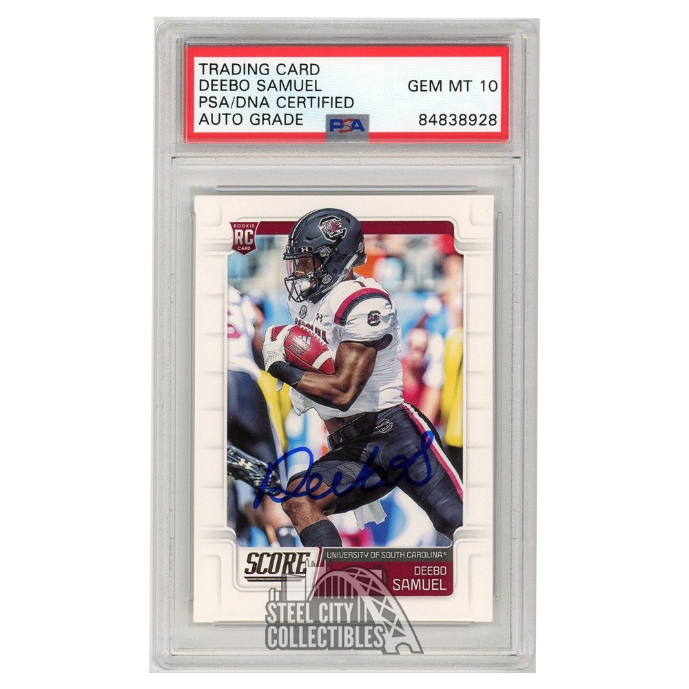 Deebo Samuel 2019 Panini Score Autograph Rookie Card #354 PSA/DNA 10 ...